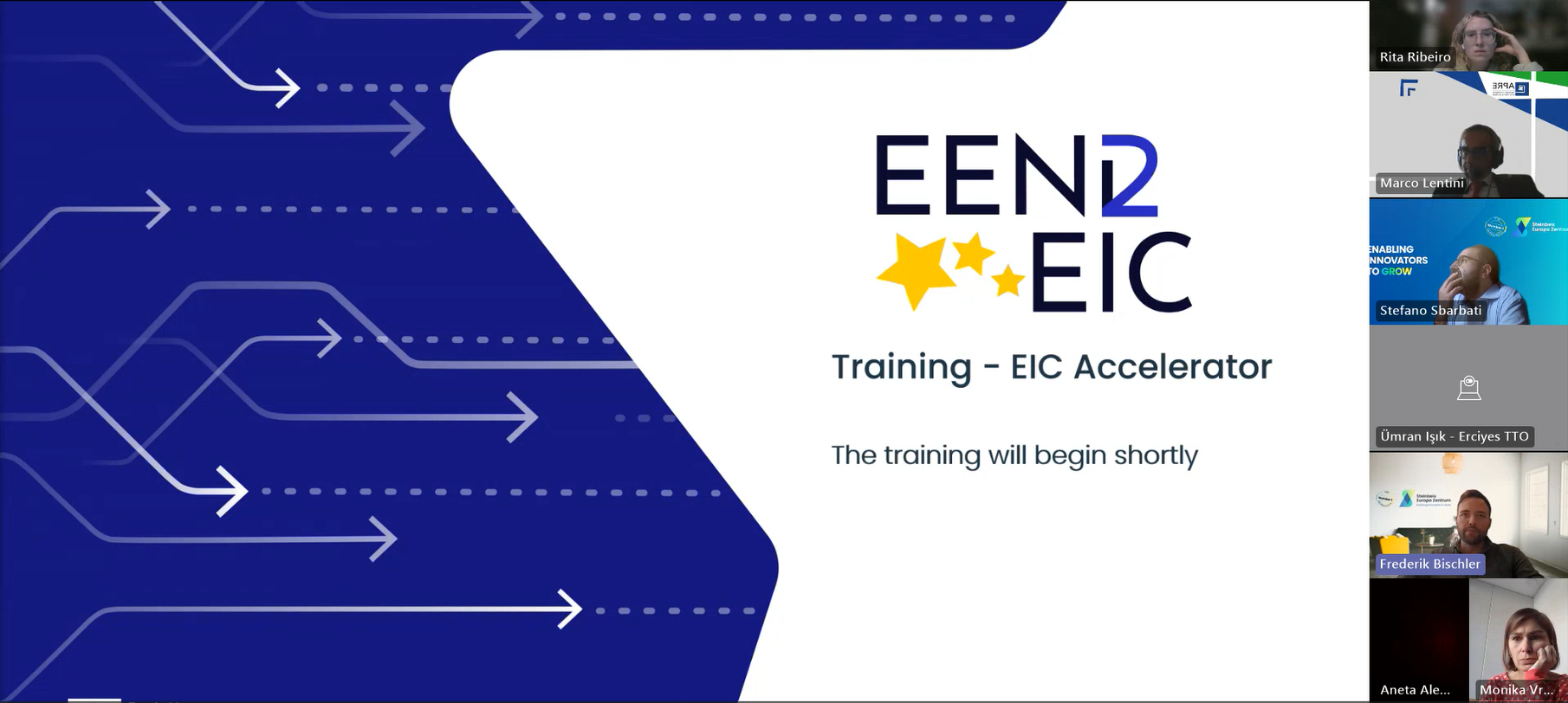 Training on EIC Accelerator for Enterprise Europe Network members - recording and presentation ...